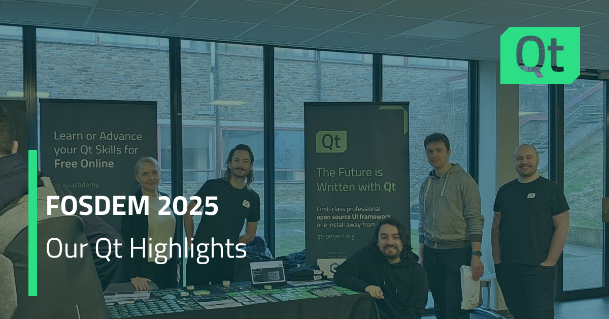 FOSDEM 2025: Our Qt Highlights